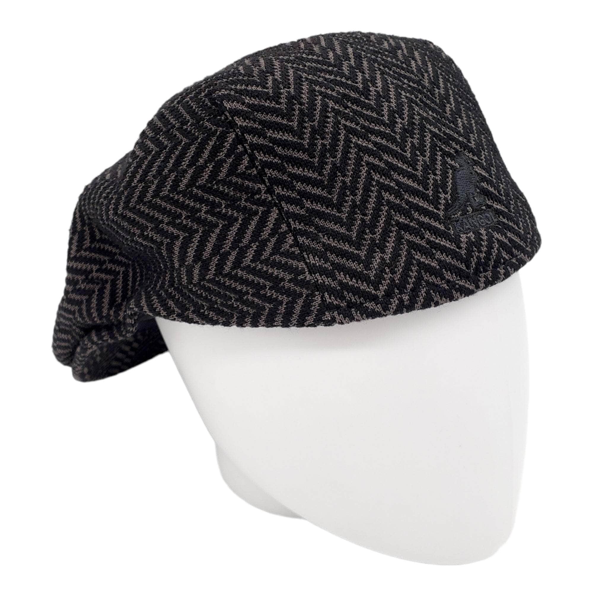 Kangol Grey Herringbone Flat Cap | Shop from Crisis Online