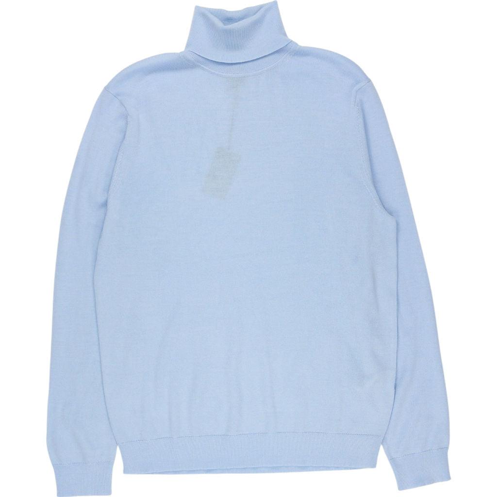 Moss Blue Roll Neck Jumper Size M | Shop from Crisis Online