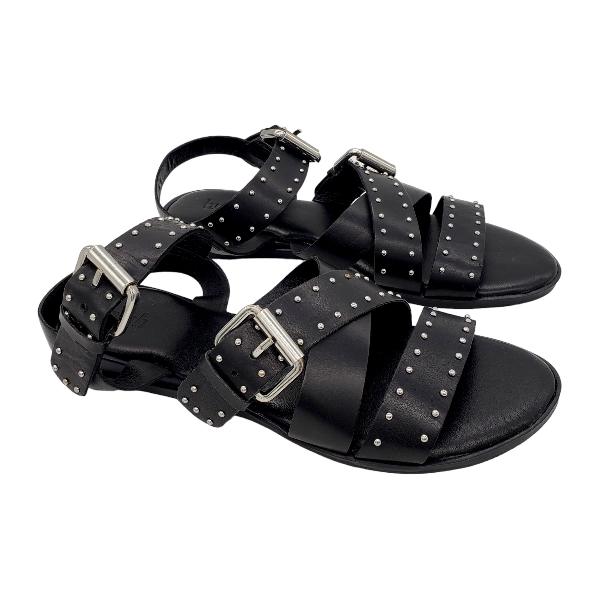 Hush Black/Silver Brimpton Sandals | Shop from Crisis Online