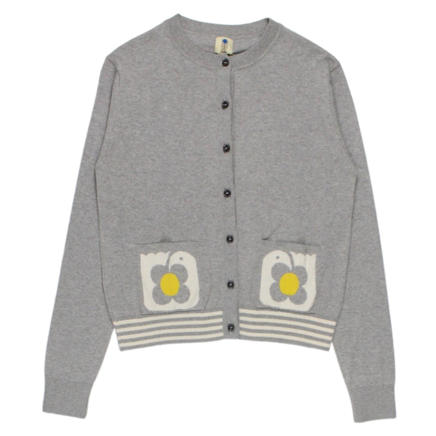Orla Kiely Grey Love Bird Cardigan | Shop from Crisis Online