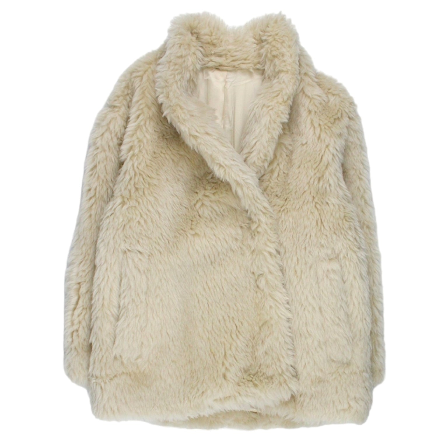 & Other Stories Furry Wool Coat | Shop from Crisis Online