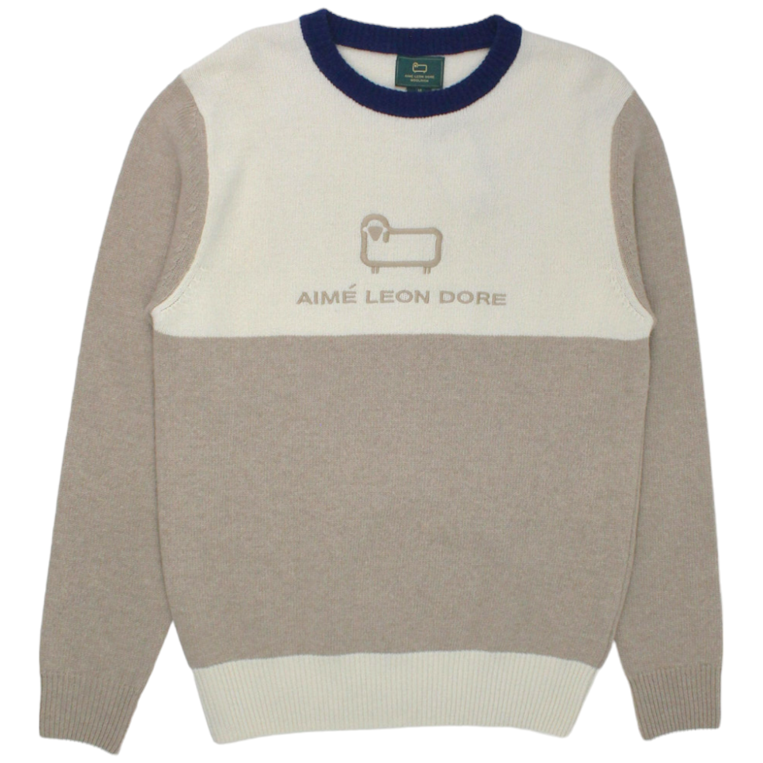 Aime Leon Dore Cream Sheep Jumper | Shop from Crisis Online
