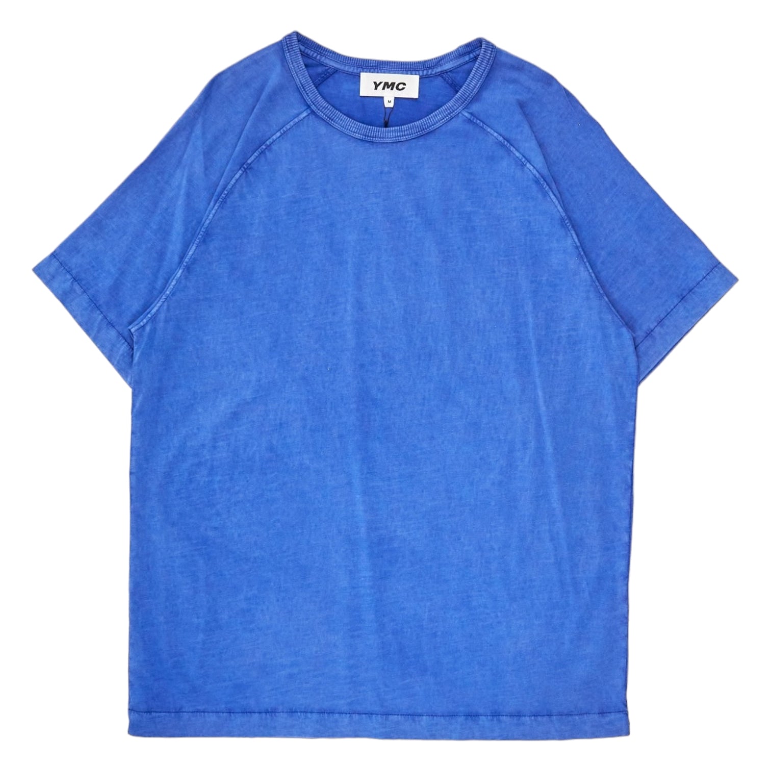 YMC Washed Blue Raglan T Shirt | Shop from Crisis Online
