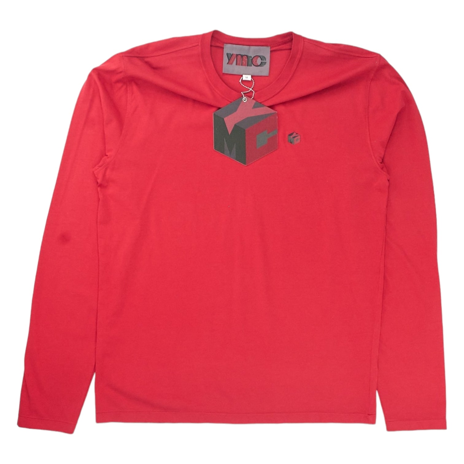 YMC Red Cube Logo LS T Shirt | Shop from Crisis Online