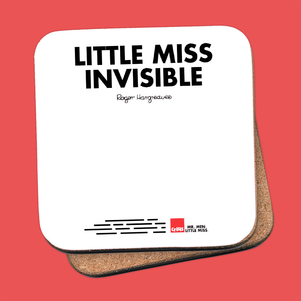 Little Miss Invisible Coaster