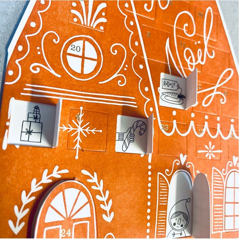 Gingerbread Advent Calendar from Imogen Owen