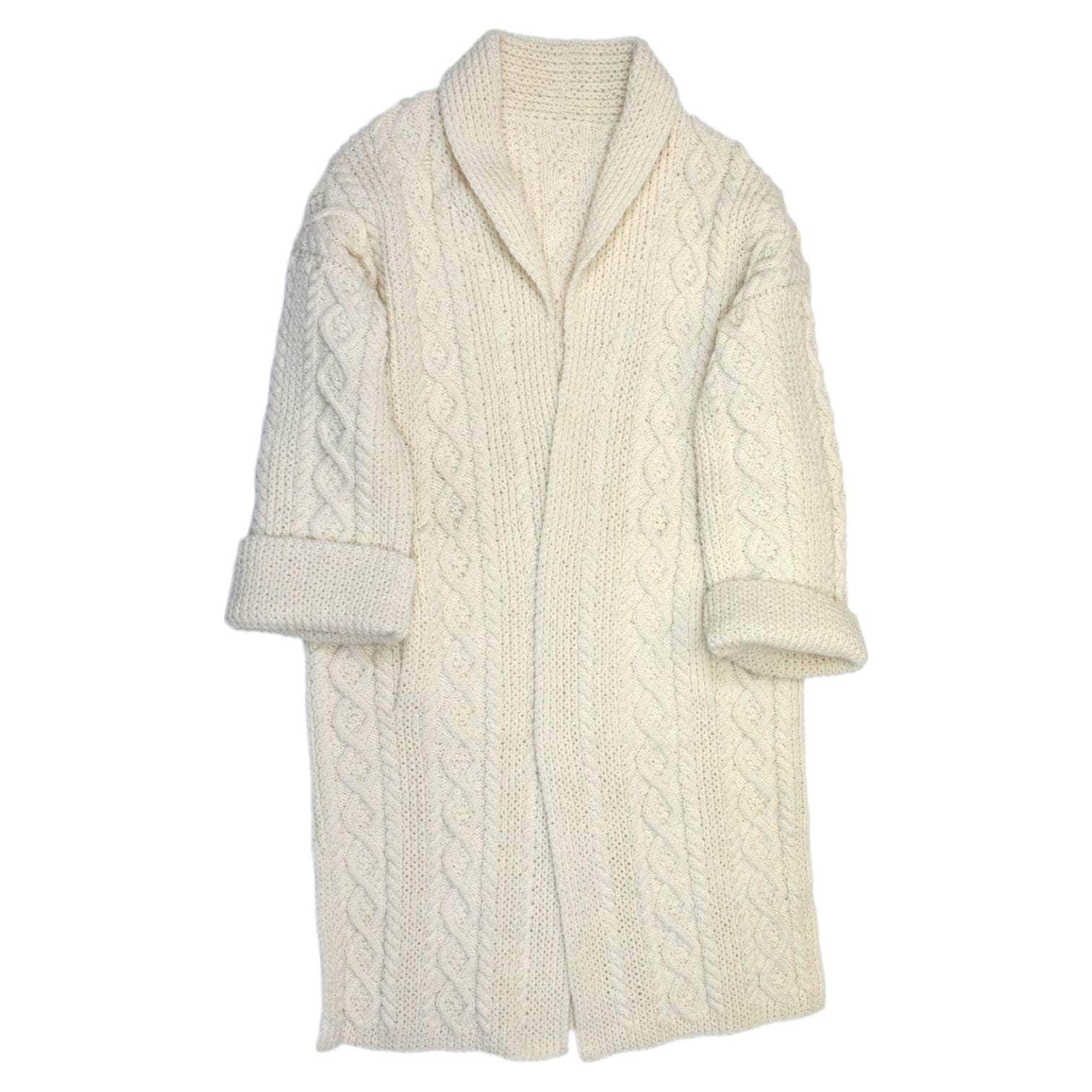 Crisis Cream Arran Knit Cardigan | Shop from Crisis Online