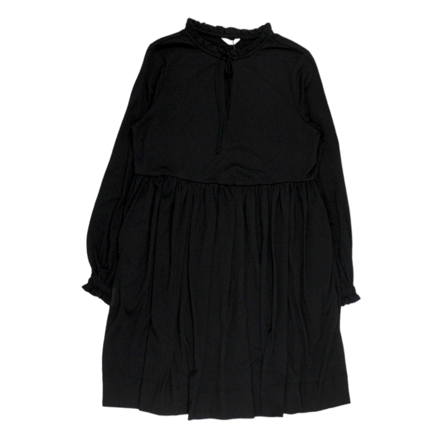 Hush Black Crinkle Liely Frill Dress | Shop from Crisis Online