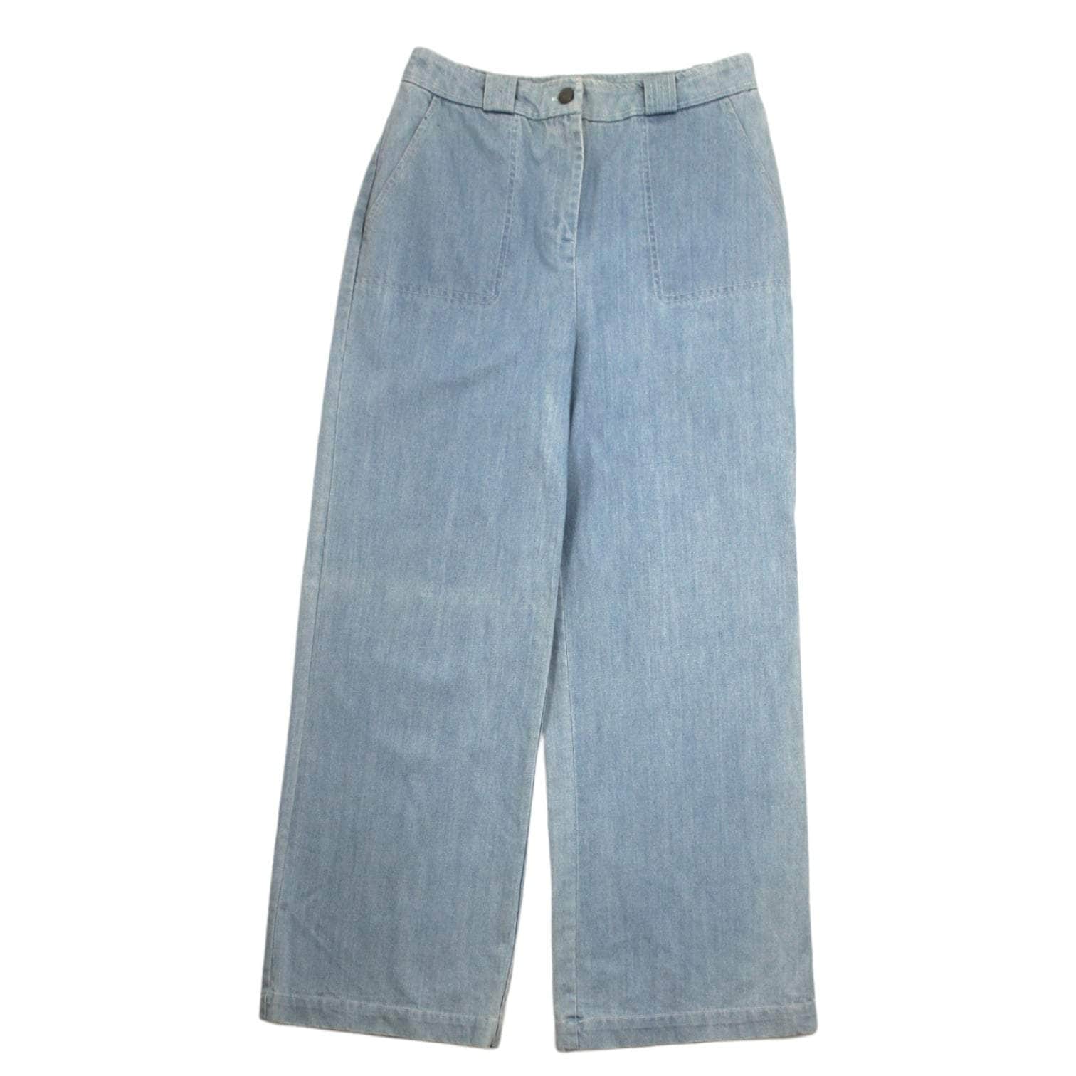 Preen Blue Denim Wide Leg Jeans | Shop from Crisis Online